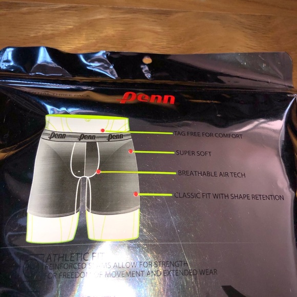 Penn | Underwear & Socks | Penn Boxer Briefs 3 Pack Assorted Colors ...